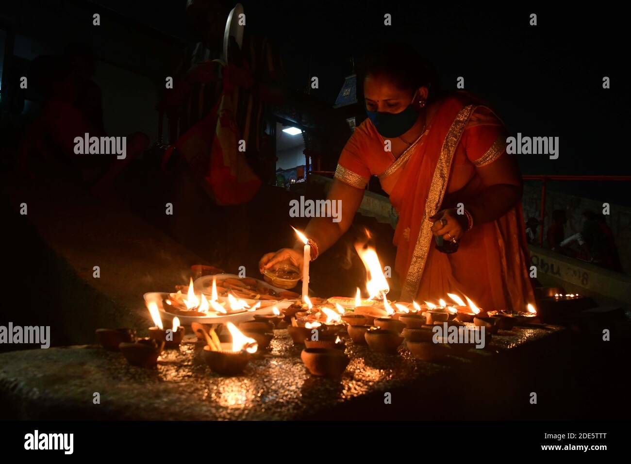 Dev diwali celebrated in india Stock Photo - Alamy
