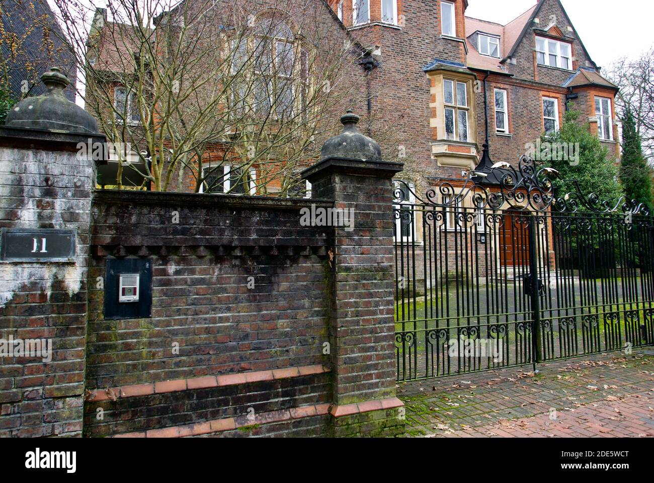 Embassy of China Cultural Section in Hampstead village, London Stock ...
