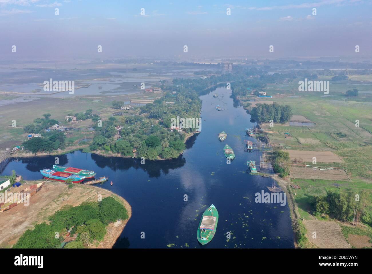 Aerial view of balu river hi-res stock photography and images - Alamy