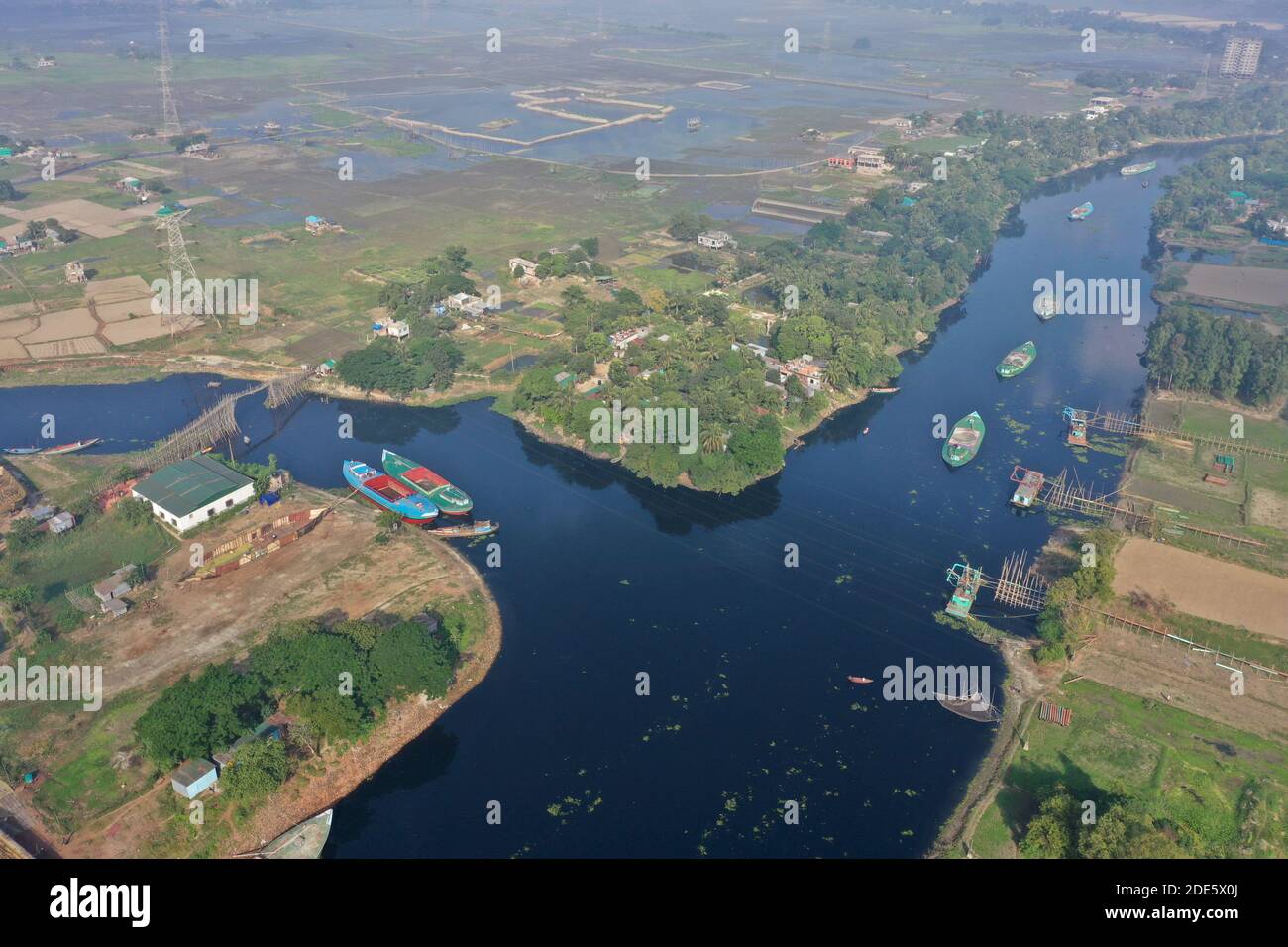 Aerial view of balu river hi-res stock photography and images - Alamy