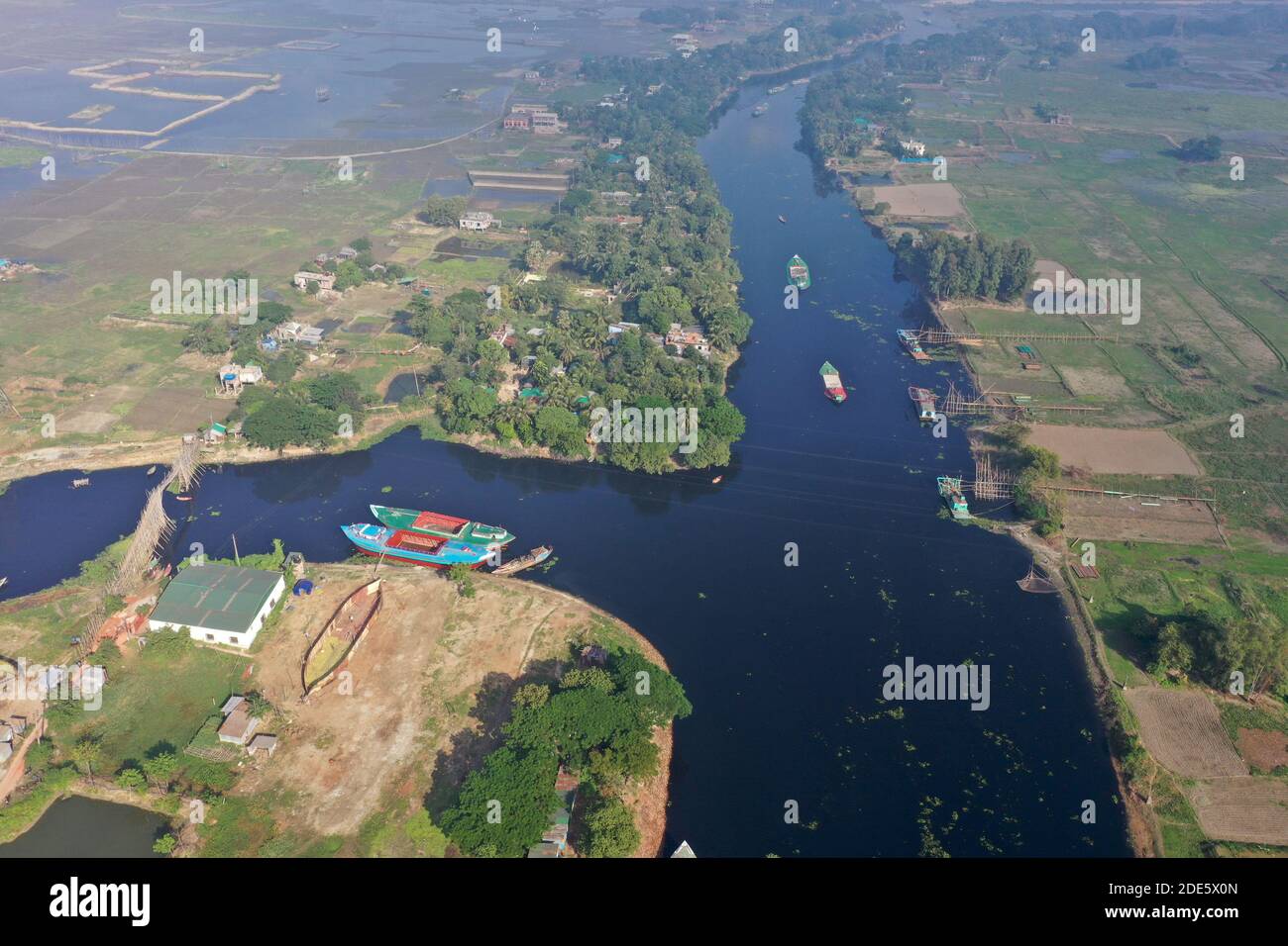 Aerial view of balu river hi-res stock photography and images - Alamy