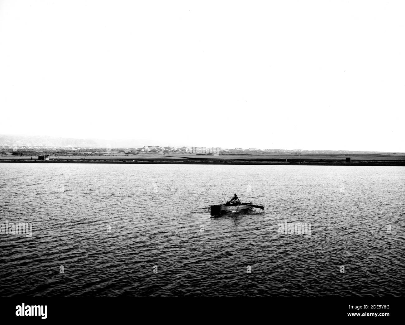 Original Caption: Around the Dead Sea (Bahr Lut). North end of the Dead ...