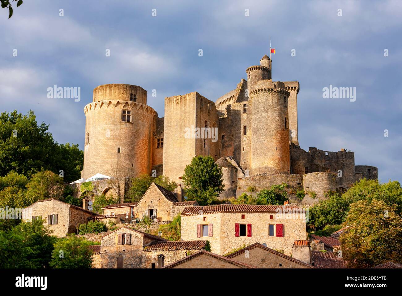 Bonaguil Castle in Lot et Garonne, France Stock Photo - Alamy