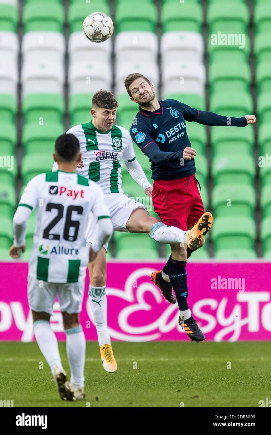 GRONINGEN - 29-11-2020, Hitachi Capital Mobility Stadion. Dutch ...