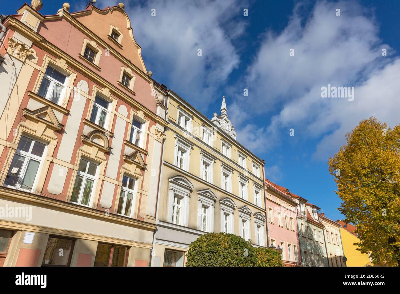 Architecture of Zlotoryja. Zlotoryja, Lower Silesia, Poland Stock Photo ...