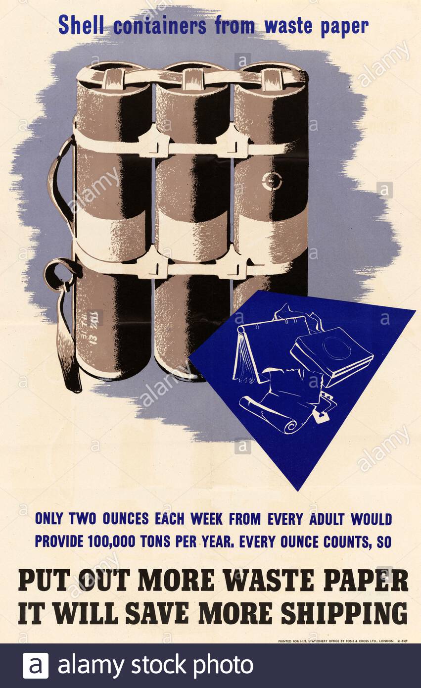 British World War 2 Public Information Propaganda poster Stock Photo ...