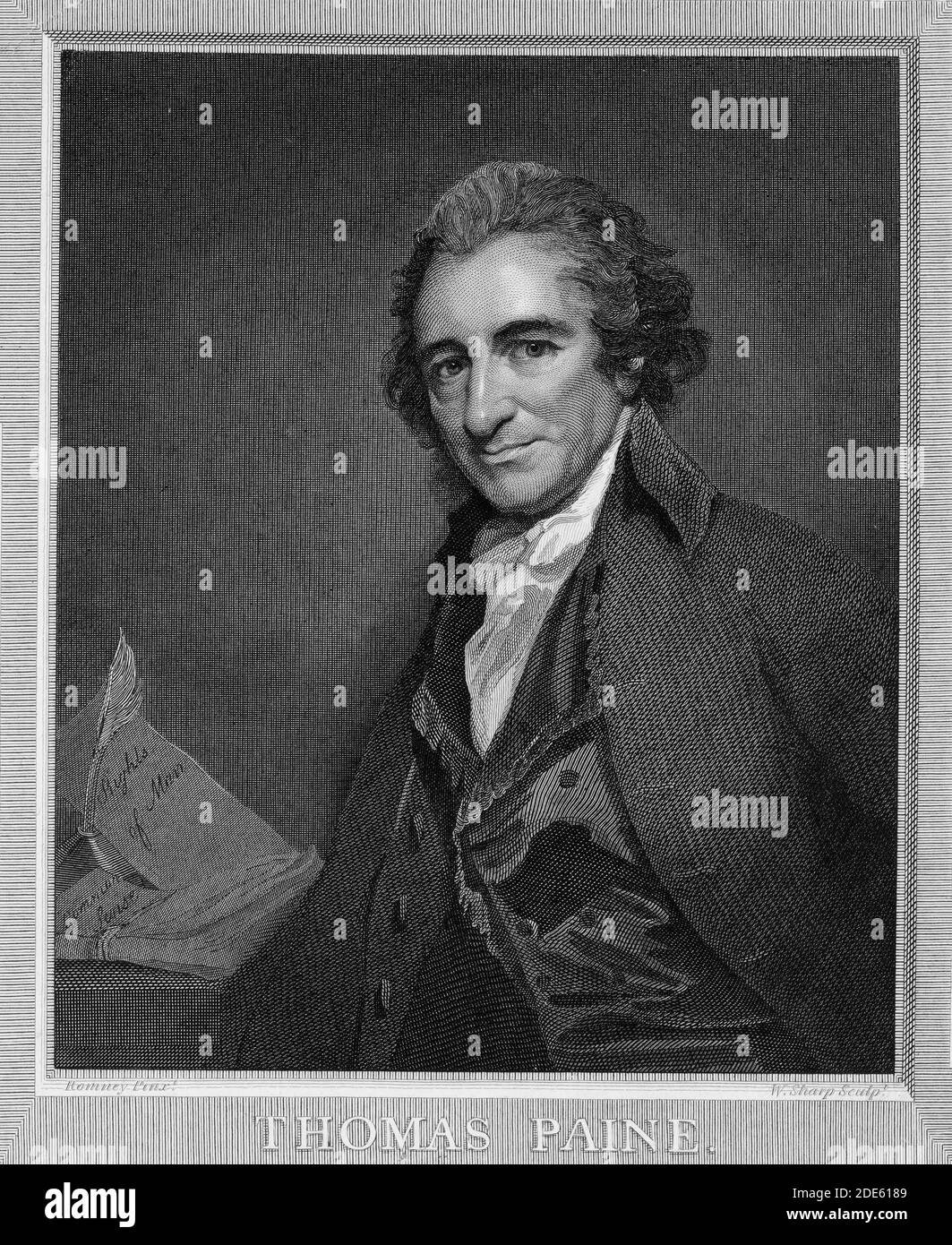 Thomas Paine Full Body Portrait