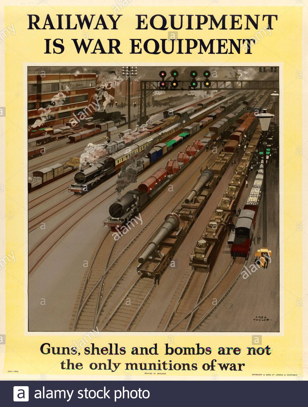 British World War 2 Public Information Propaganda poster Stock Photo ...
