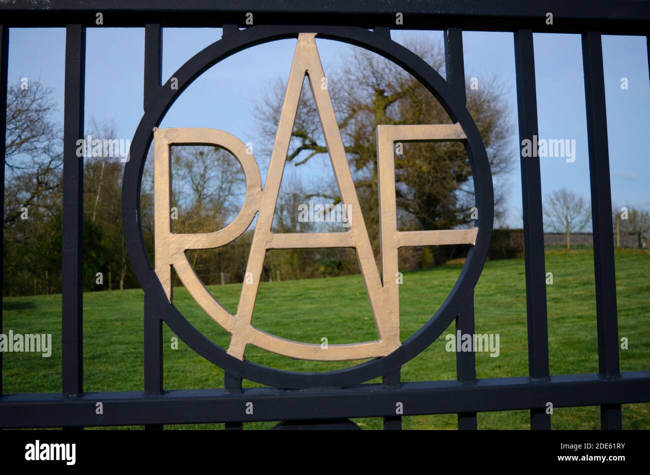 RAF Gates At RAF Cosford In Shropshire England UK Stock Photo - Alamy