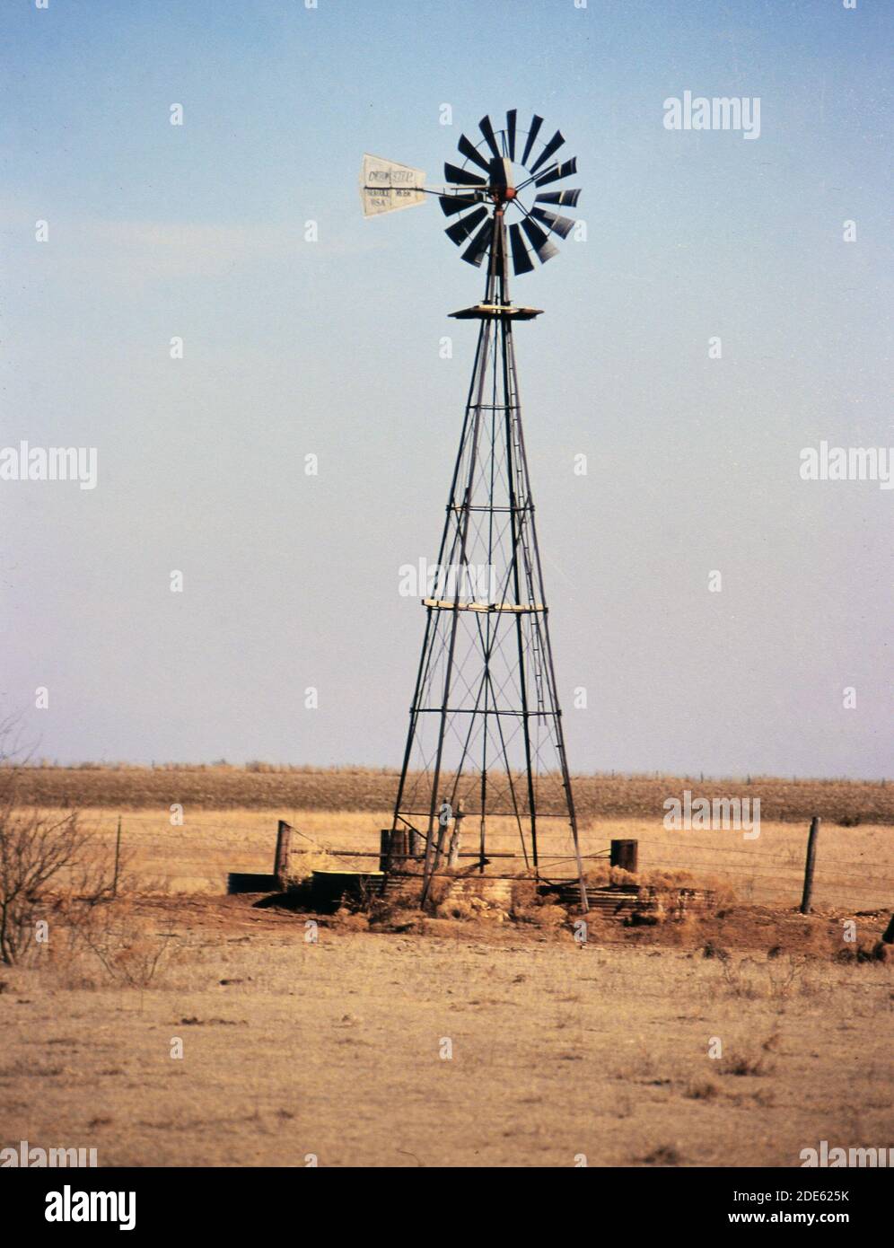 American Ranches - Old windmill on an American cattle ranch ca. 1999 ...