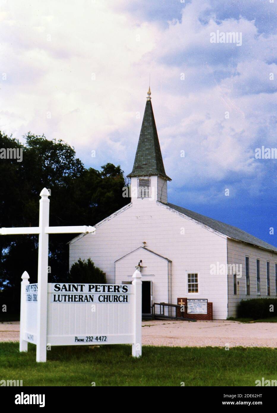 American churches - rural church in northern Nebraska ca. 1999-2001 ...