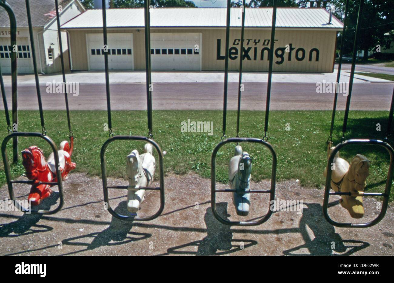Historical 1970s Photo: Playground in Lexington IL ca. June 1973 Stock ...