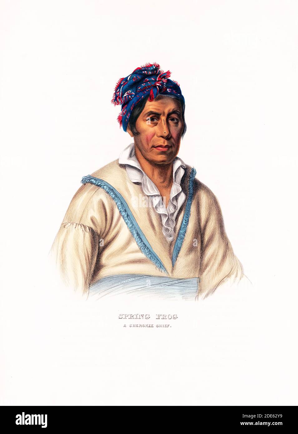 1830s cherokee chief portrait hi-res stock photography and images - Alamy
