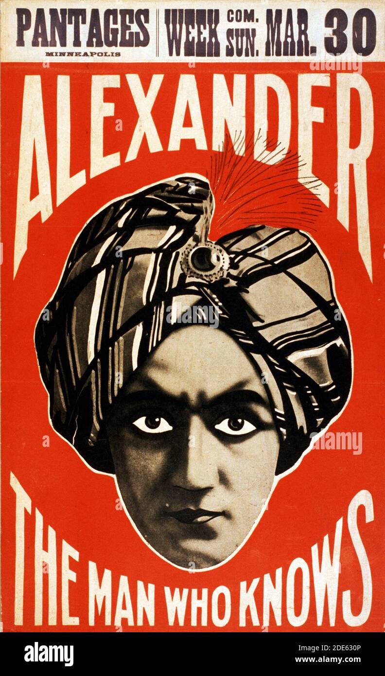 Alexander the man who knows Stock Photo - Alamy