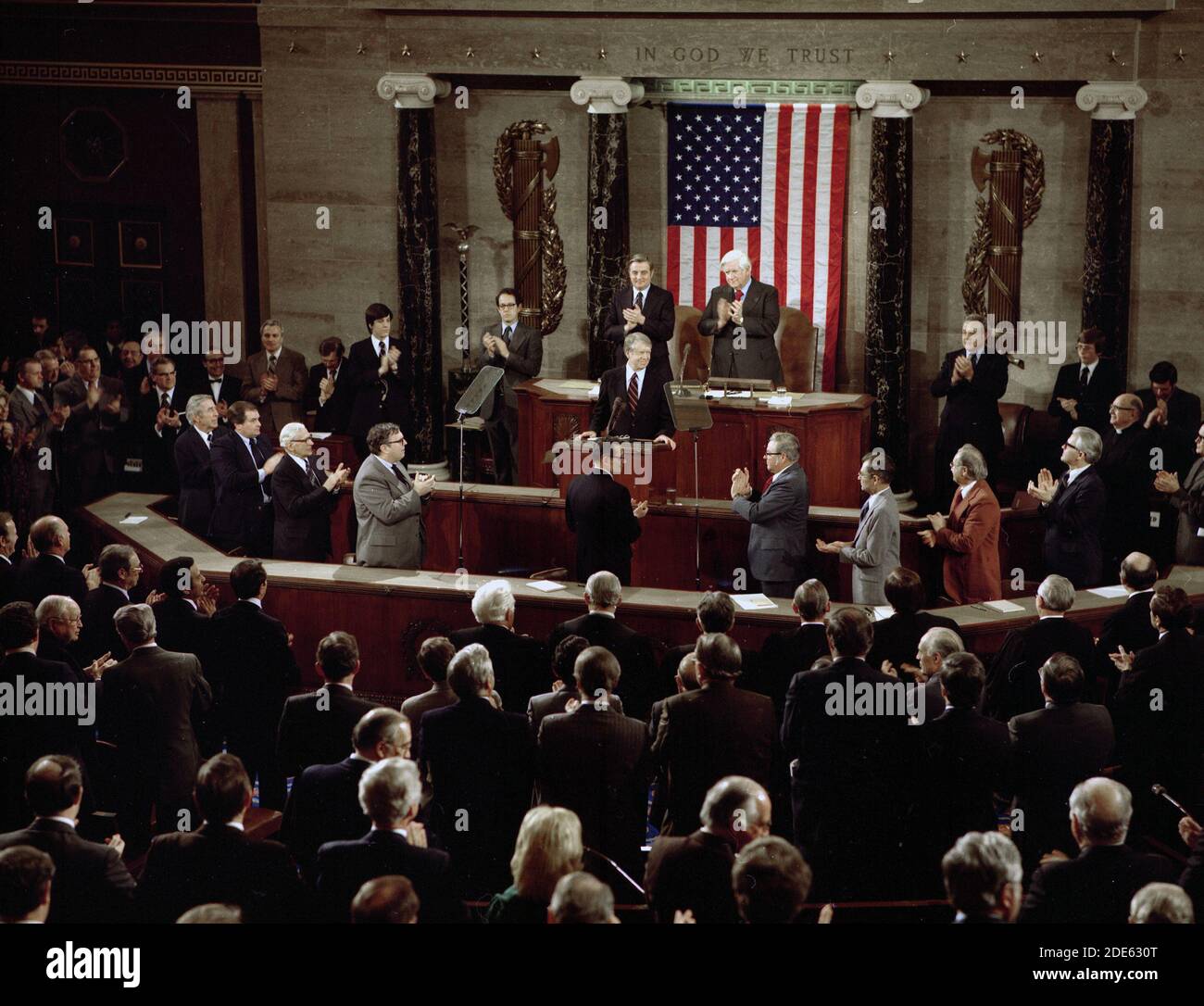 Jimmy Carter delivering his State of the Union Address ca. 19 January ...