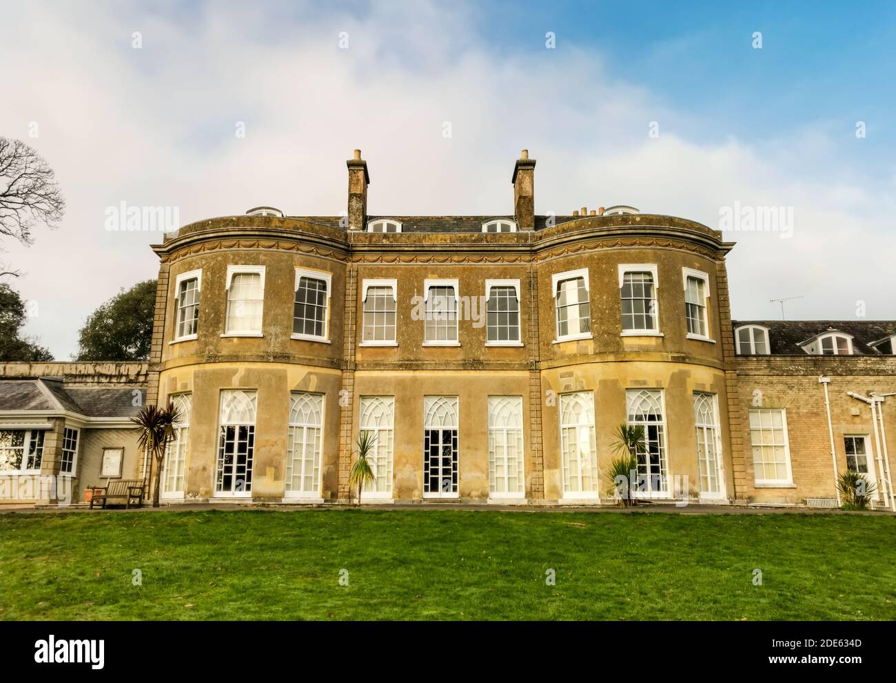 Exterior façade of Upton Country House near Poole in Dorset. A popular ...