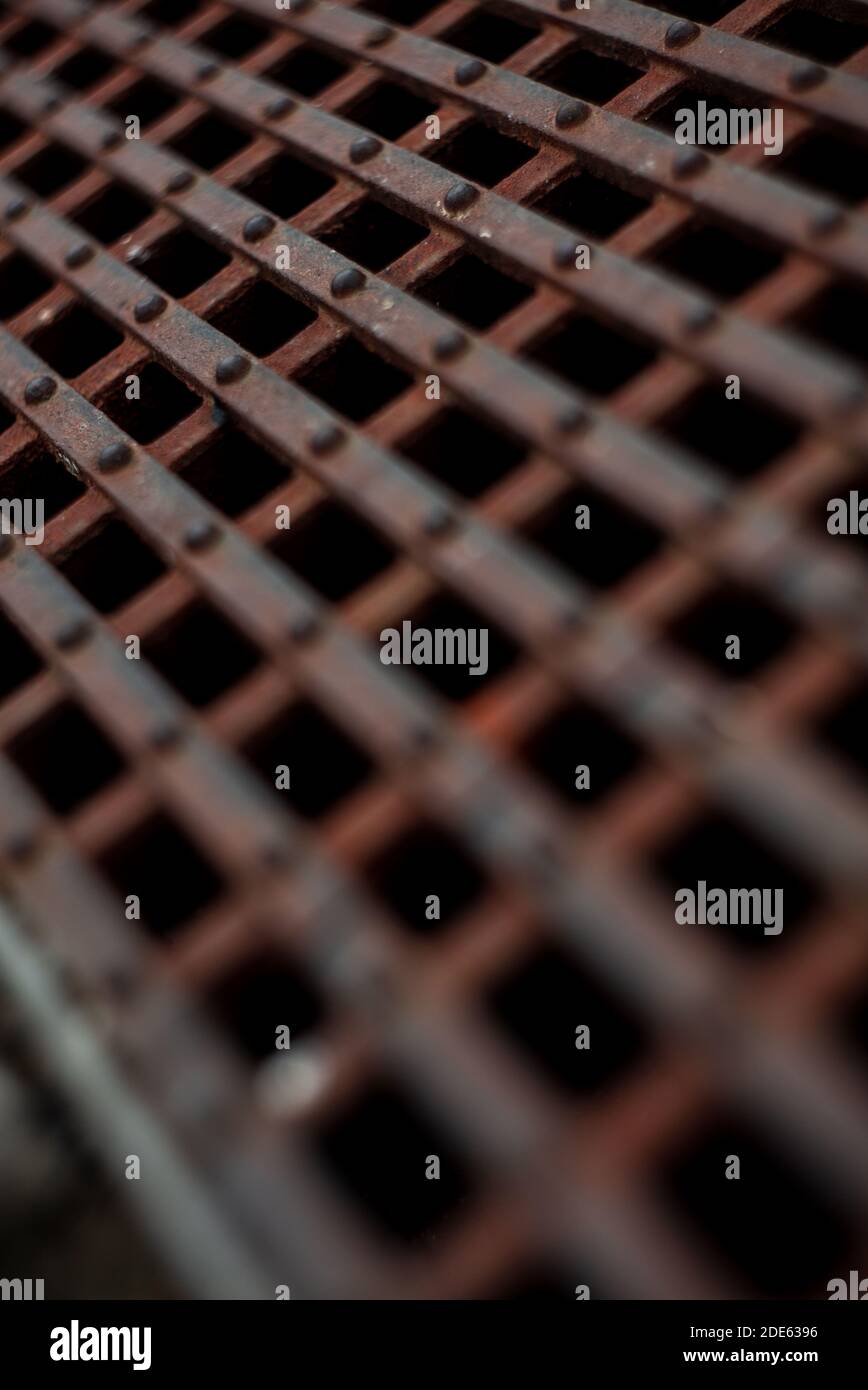 Rusty metalic structure background Stock Photo - Alamy