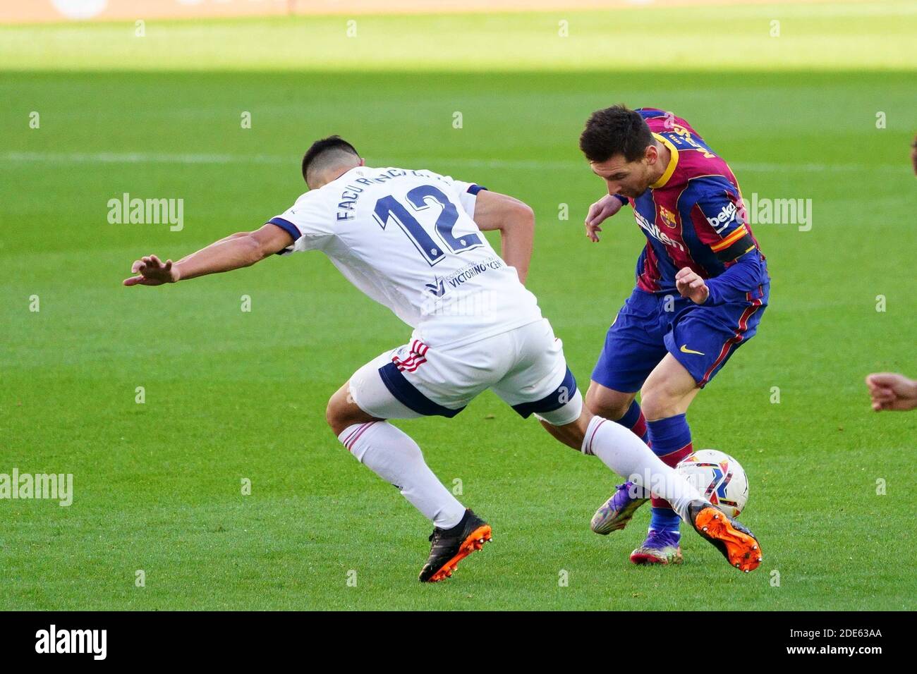 Camp Nou, Barcelona, Catalonia, Spain. 29th Nov, 2020. La Liga Football ...