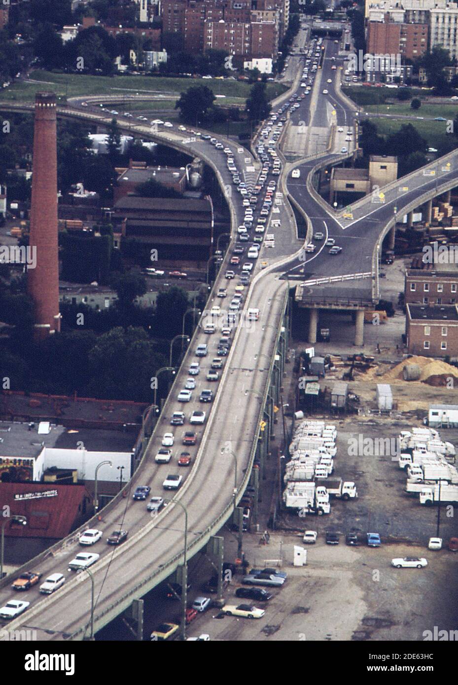 1970s freeway traffic hi-res stock photography and images - Alamy