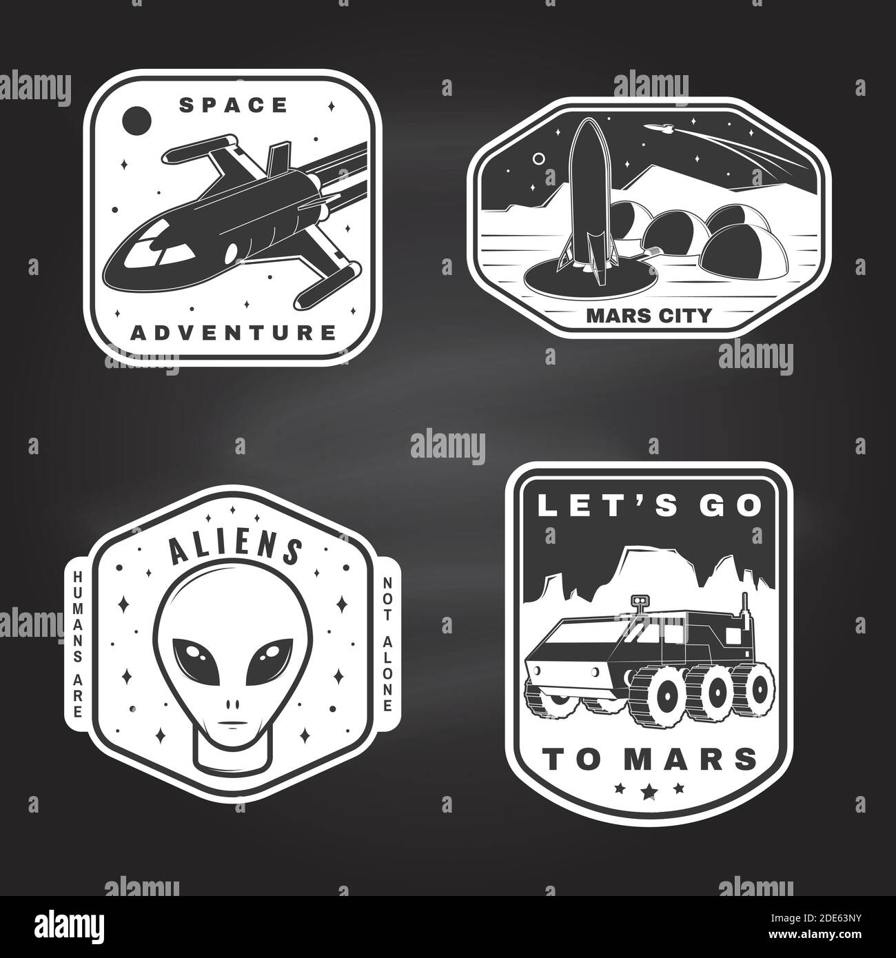 Printable Space Mission Badges