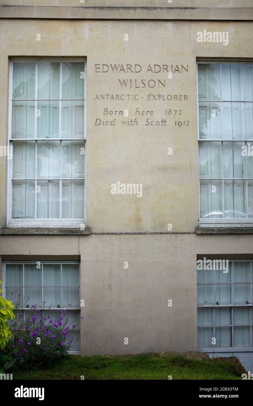 Edward Adrian Wilson Antarctic Explorer Birthplace In Cheltenham ...