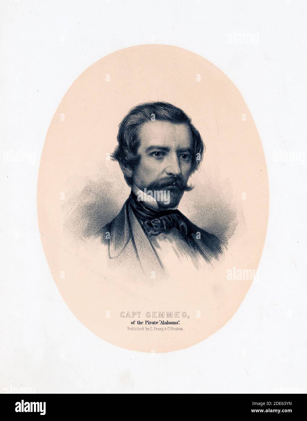 Captain Raphael Semmes, of the pirate "Alabama" ca. 1862-1865 Stock ...