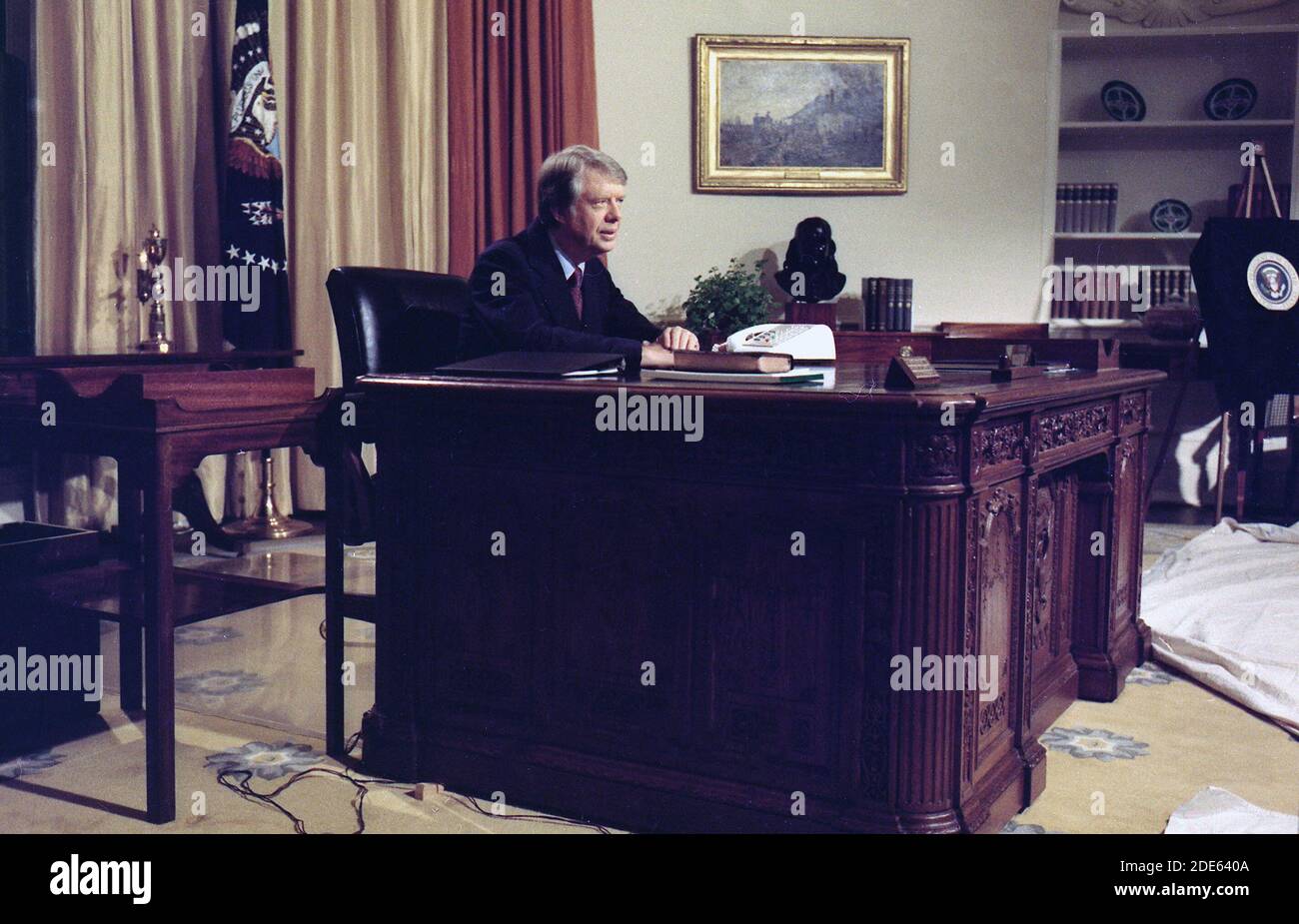 Jimmy carter oval office 1977 hi-res stock photography and images - Alamy