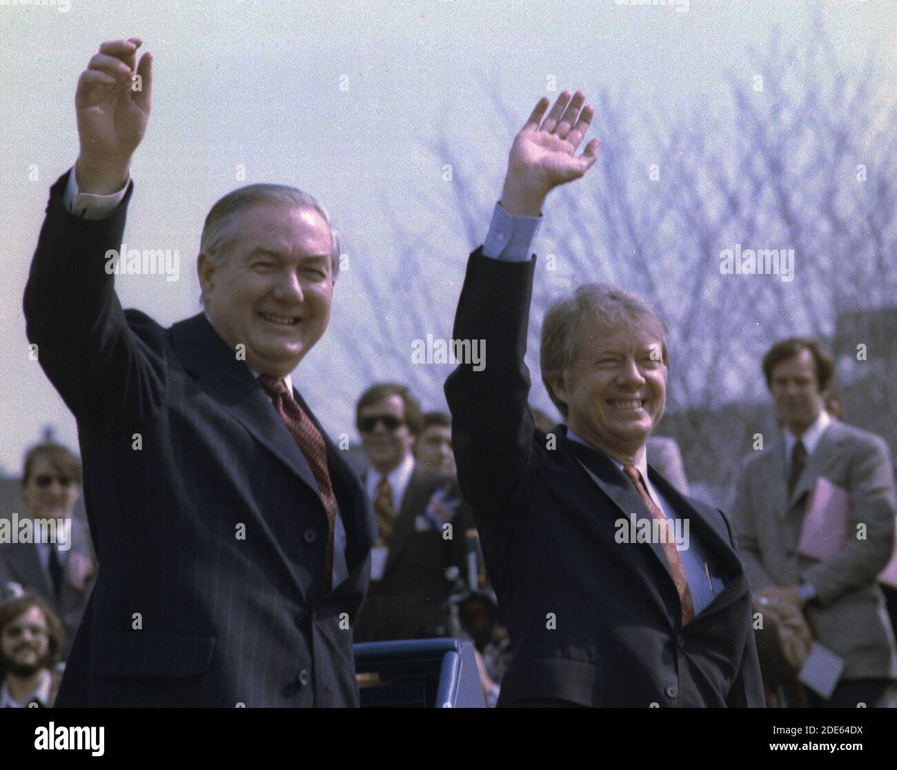James Callaghan Prime Minister of England and Jimmy Carter ca. 10 March ...