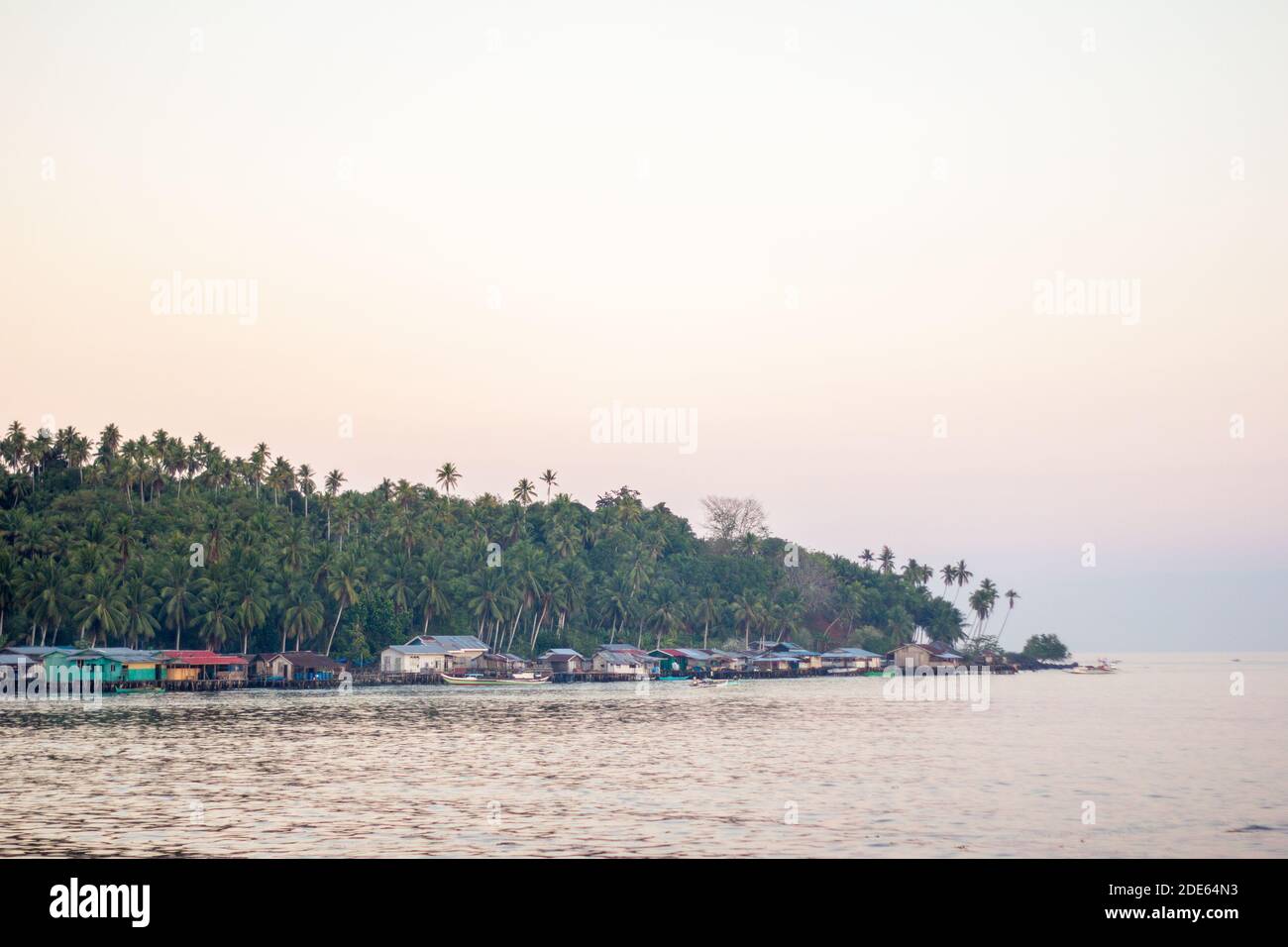 View of a village in Siasi Island, Sulu, Philippines Stock Photo - Alamy