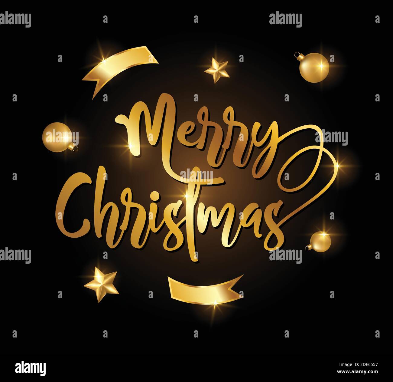 Calligraphic inscription merry christmas hi-res stock photography and ...