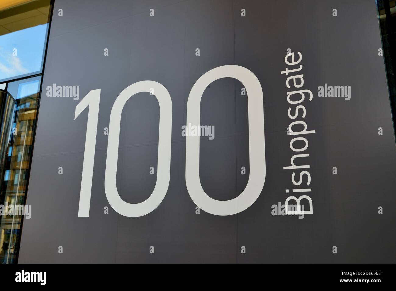 100 Bishopsgate, Bishopsgate, City of London, United Kingdom Stock ...