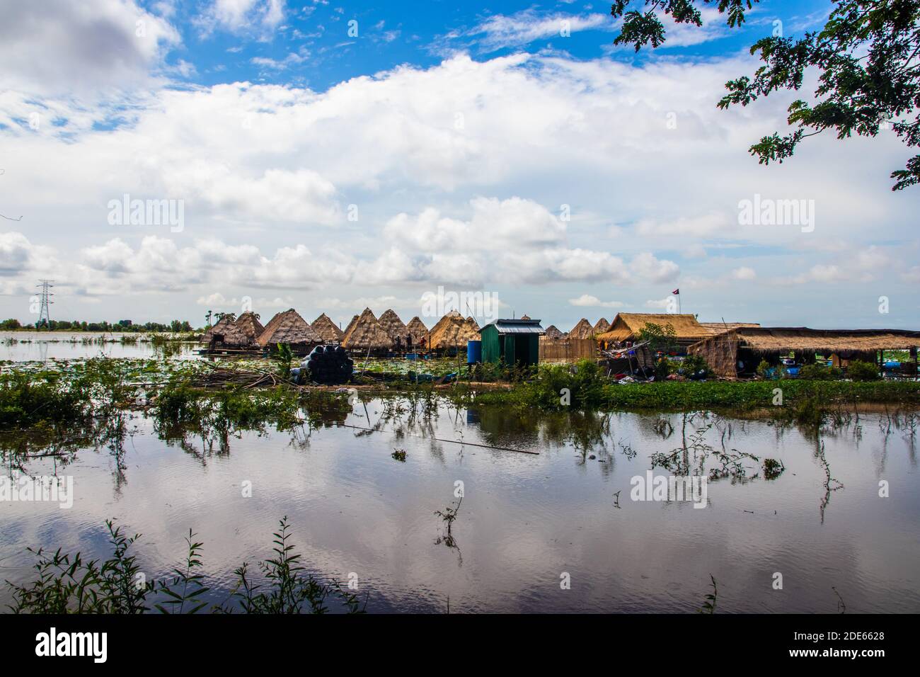 Tonle sap sea near Siem Reap and Angkor in Cambodia Asia Stock Photo ...