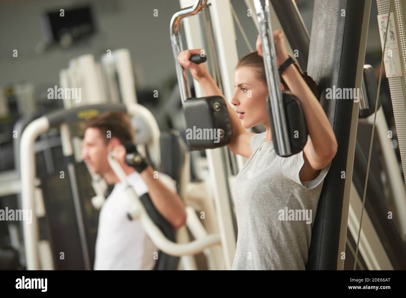 Beautiful young lady enjoy sports Stock Photo - Alamy