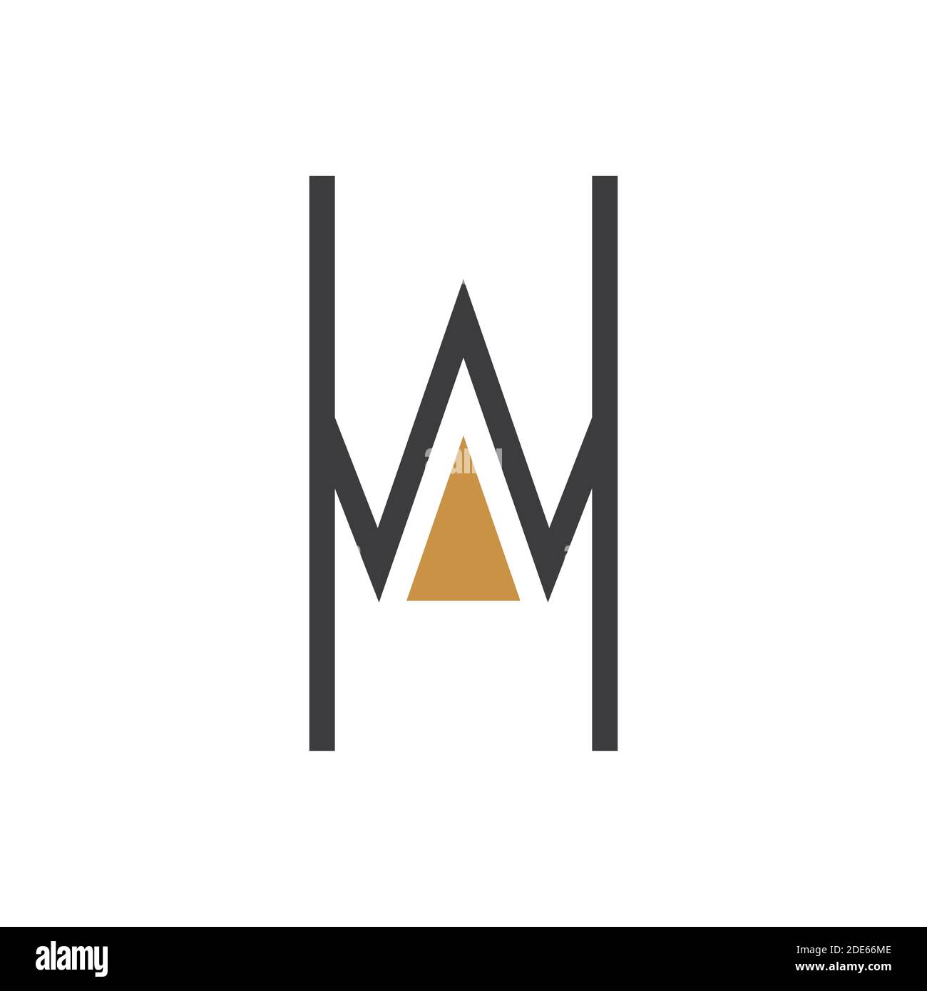 Initial letter wh logo or hw logo vector design template Stock Vector ...