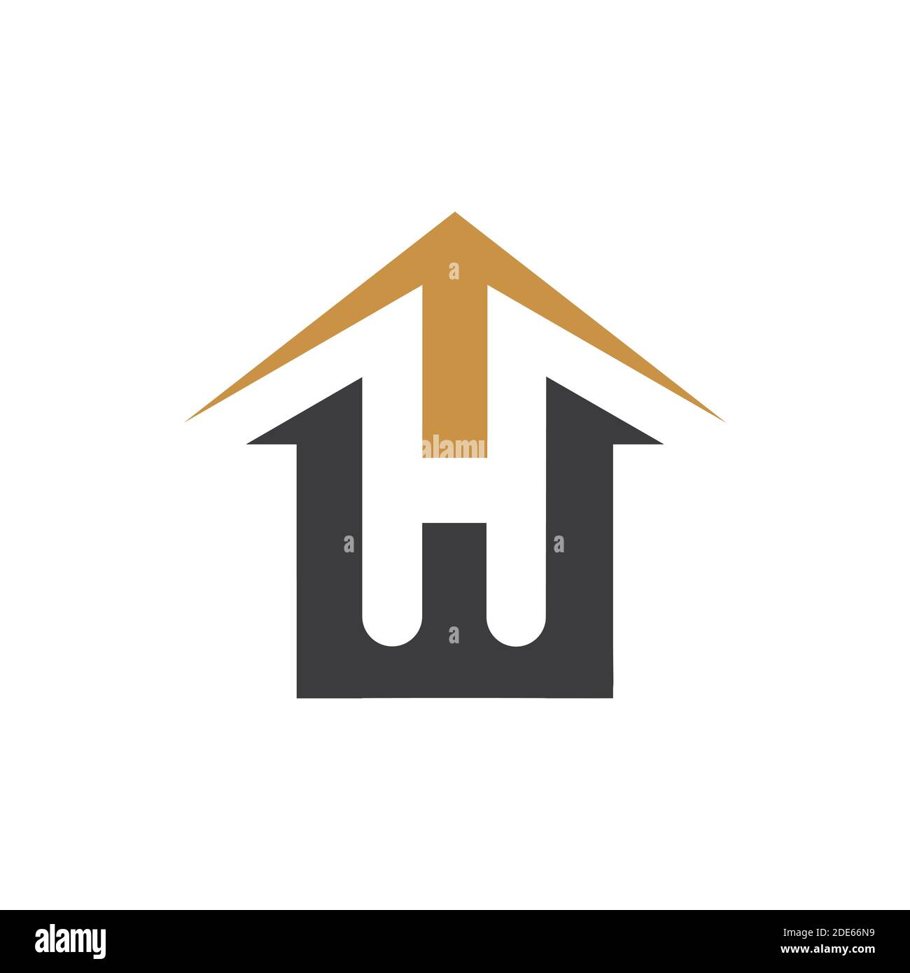 Initial letter wh logo or hw logo vector design template Stock Vector ...