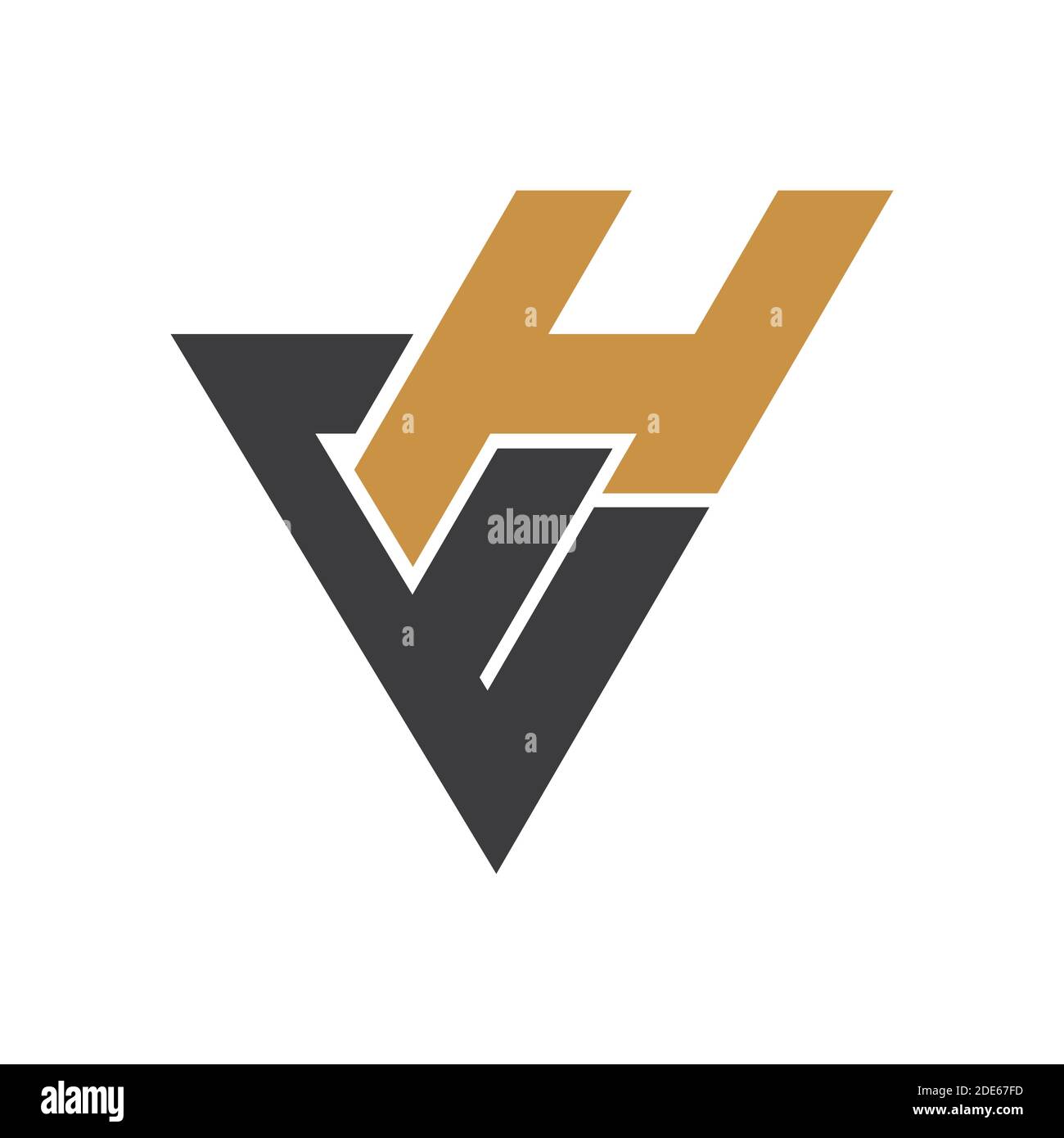 Initial letter wh logo or hw logo vector design template Stock Vector ...