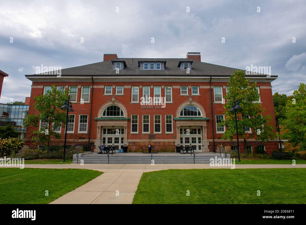 Fitchburg State University Edgerly Hall on Campus Quadrangle in ...