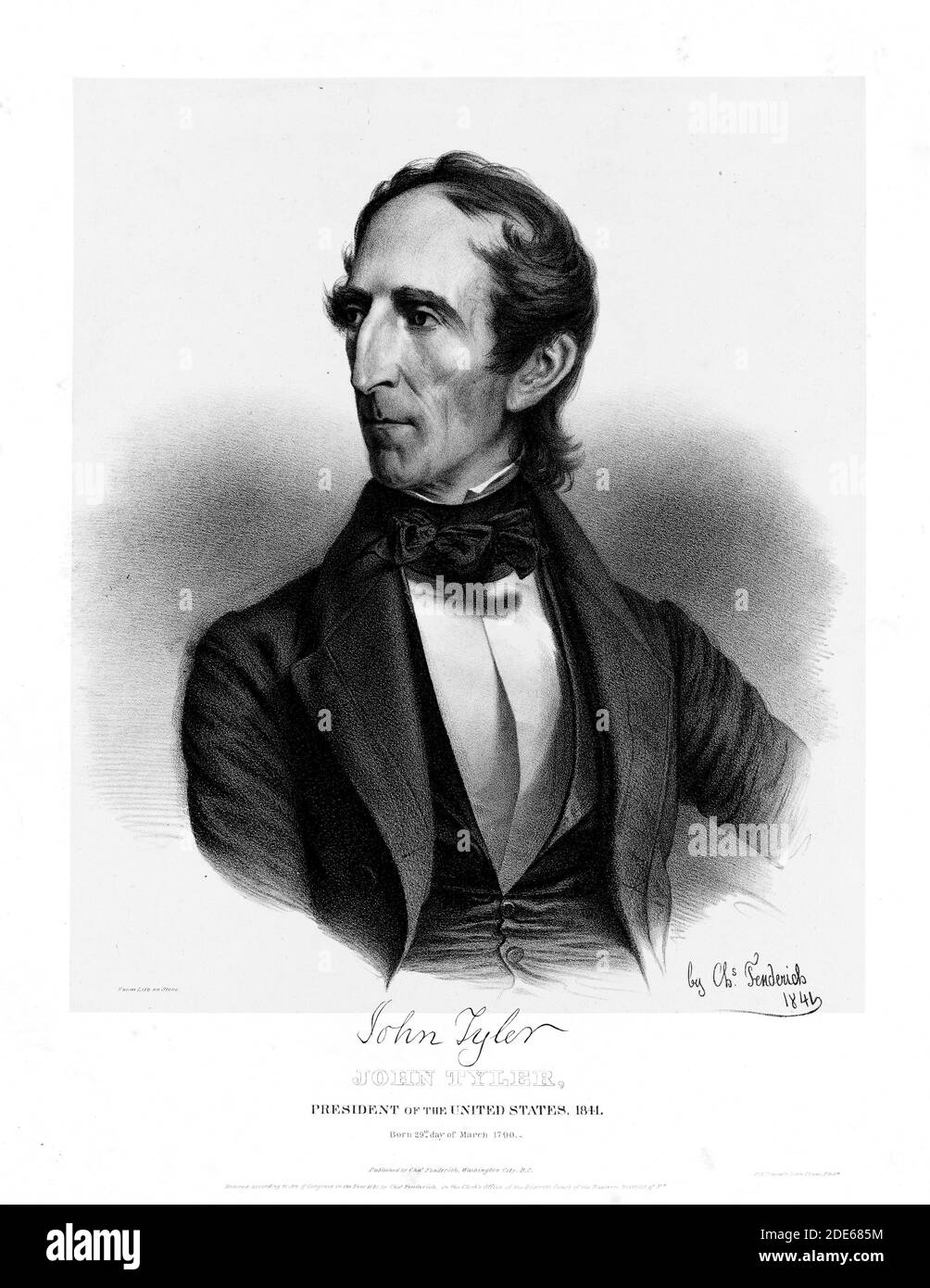 John tyler illustration Cut Out Stock Images & Pictures - Alamy