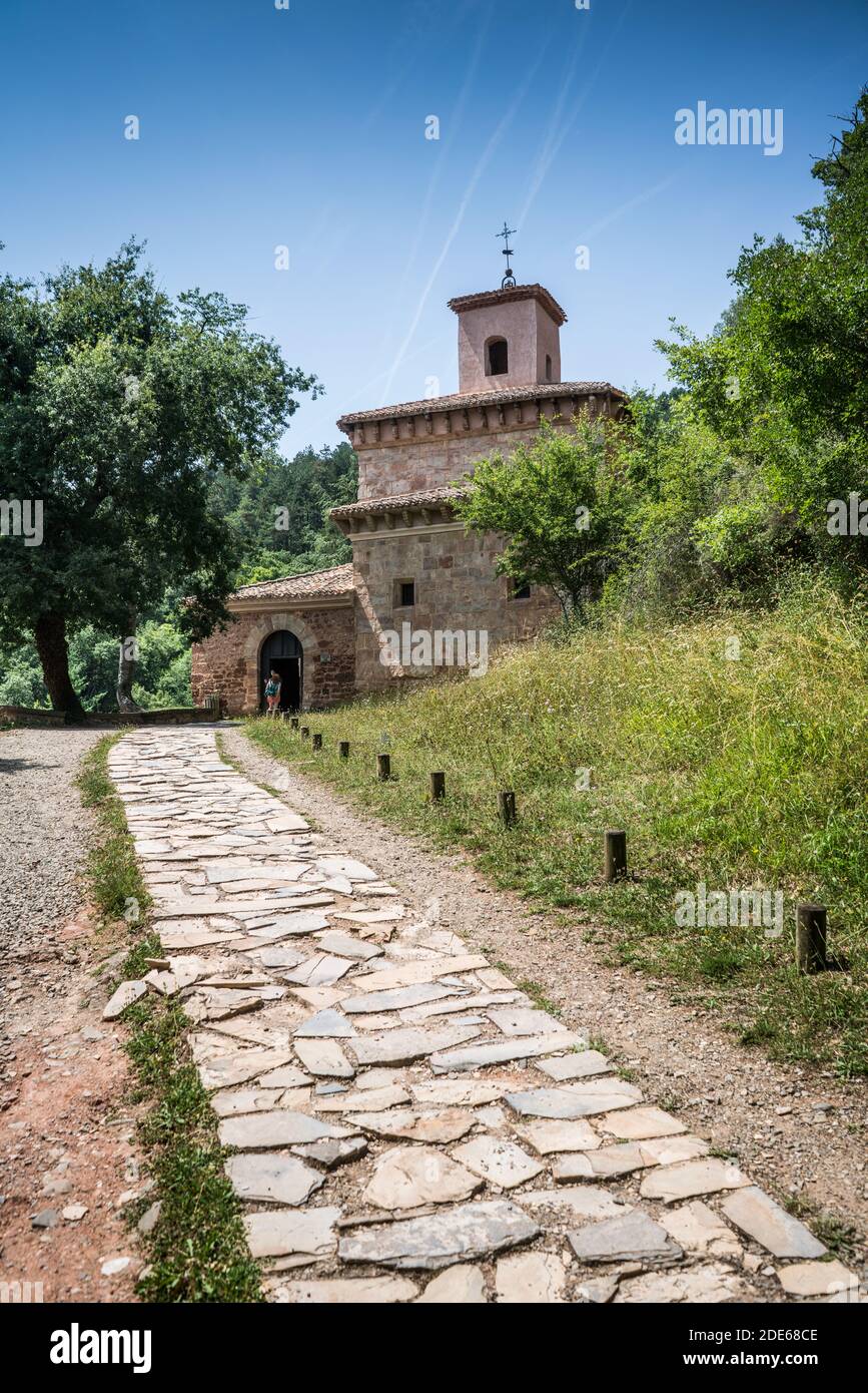 Exterior of the Monastery of Suso, San Millan de la Cogolla, La Rioja ...