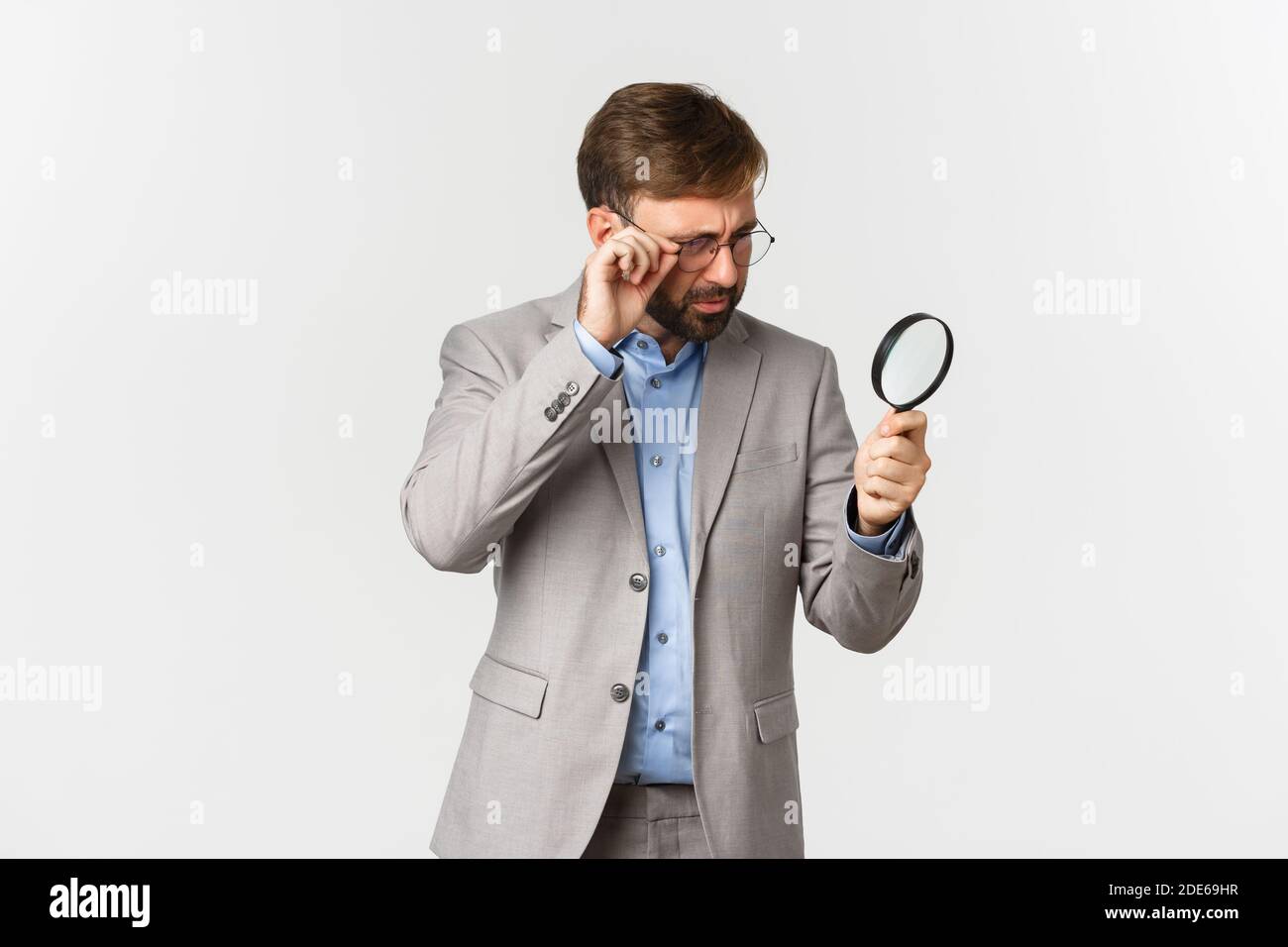 Businessman searching something hi-res stock photography and images - Alamy