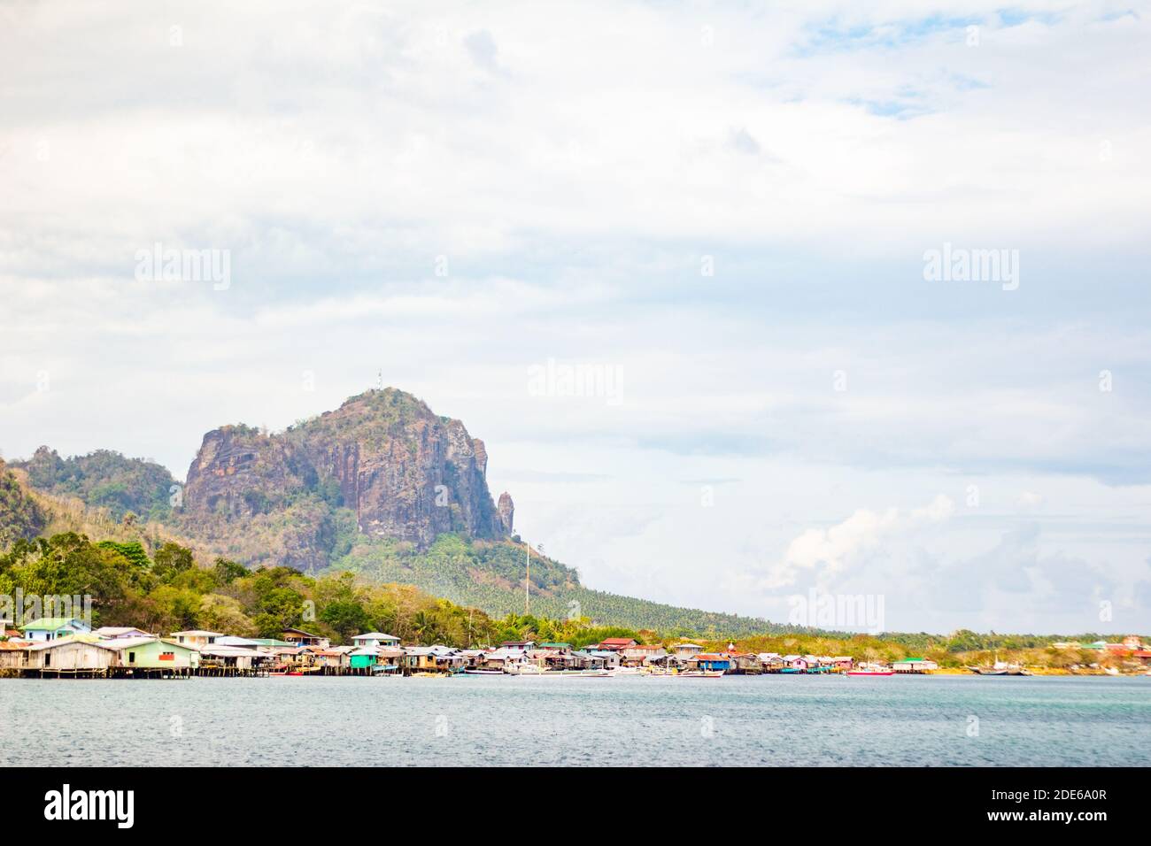The view of Bongao Peak in Tawitawi Island, Mindanao, Philippines Stock ...