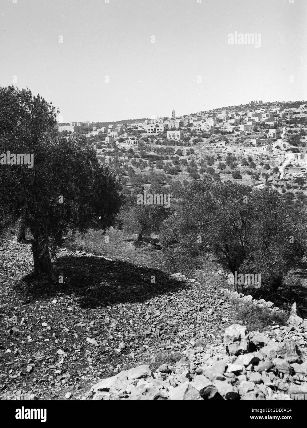 Original Caption: Bethlehem and surroundings. Beit Jala (Zelzah) home ...