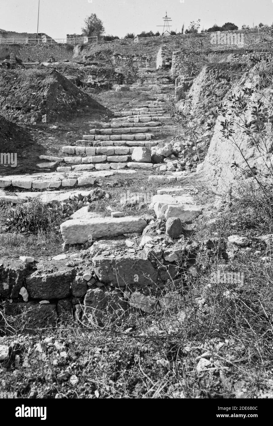Old roman stairway Black and White Stock Photos & Images - Alamy