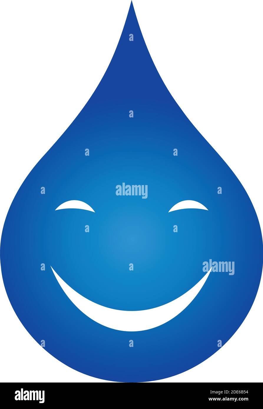 Water drop, water, drop, smile, logo Stock Vector Image & Art - Alamy