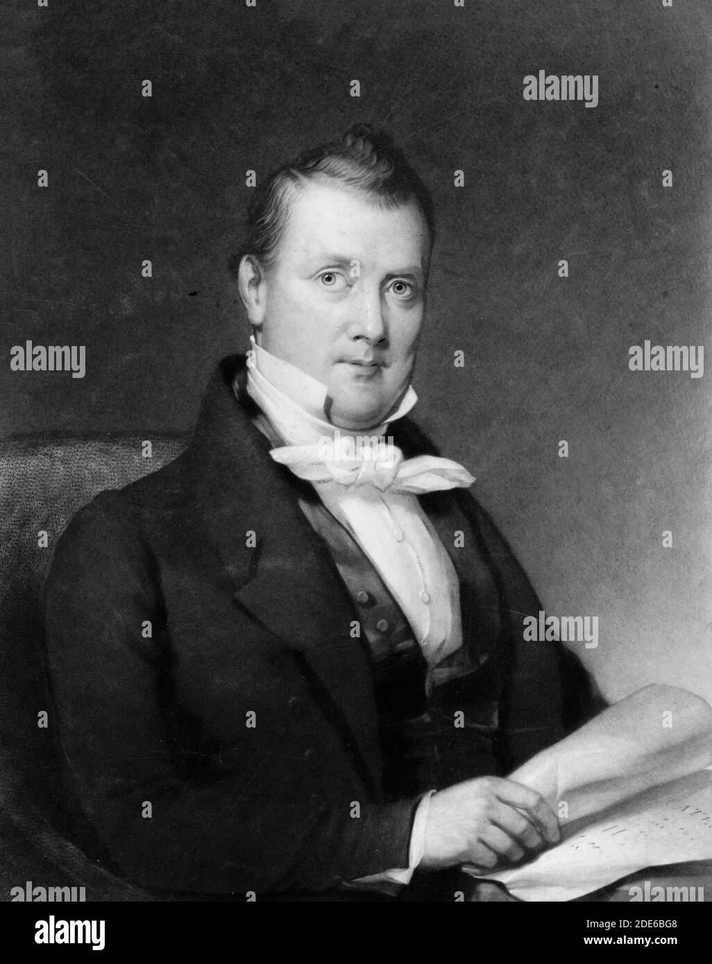 Vintage portrait of james buchanan Black and White Stock Photos ...