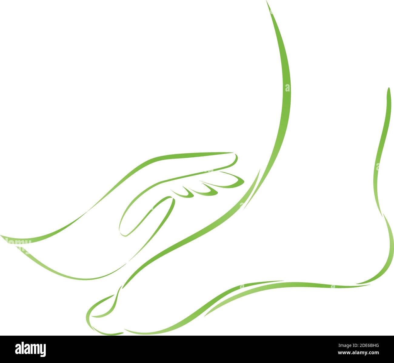 Feet, foot care, massage, logo Stock Vector Image & Art - Alamy