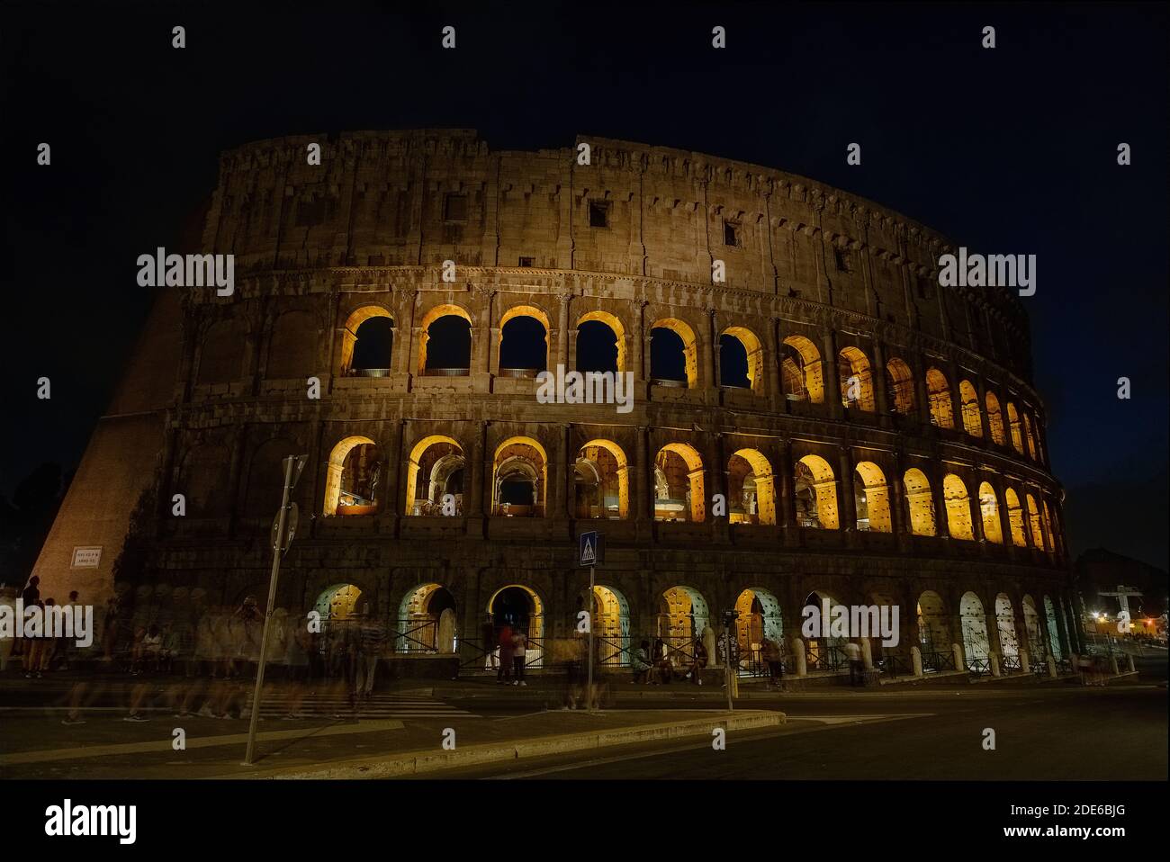 Colosseum illuminated at night hi-res stock photography and images - Alamy