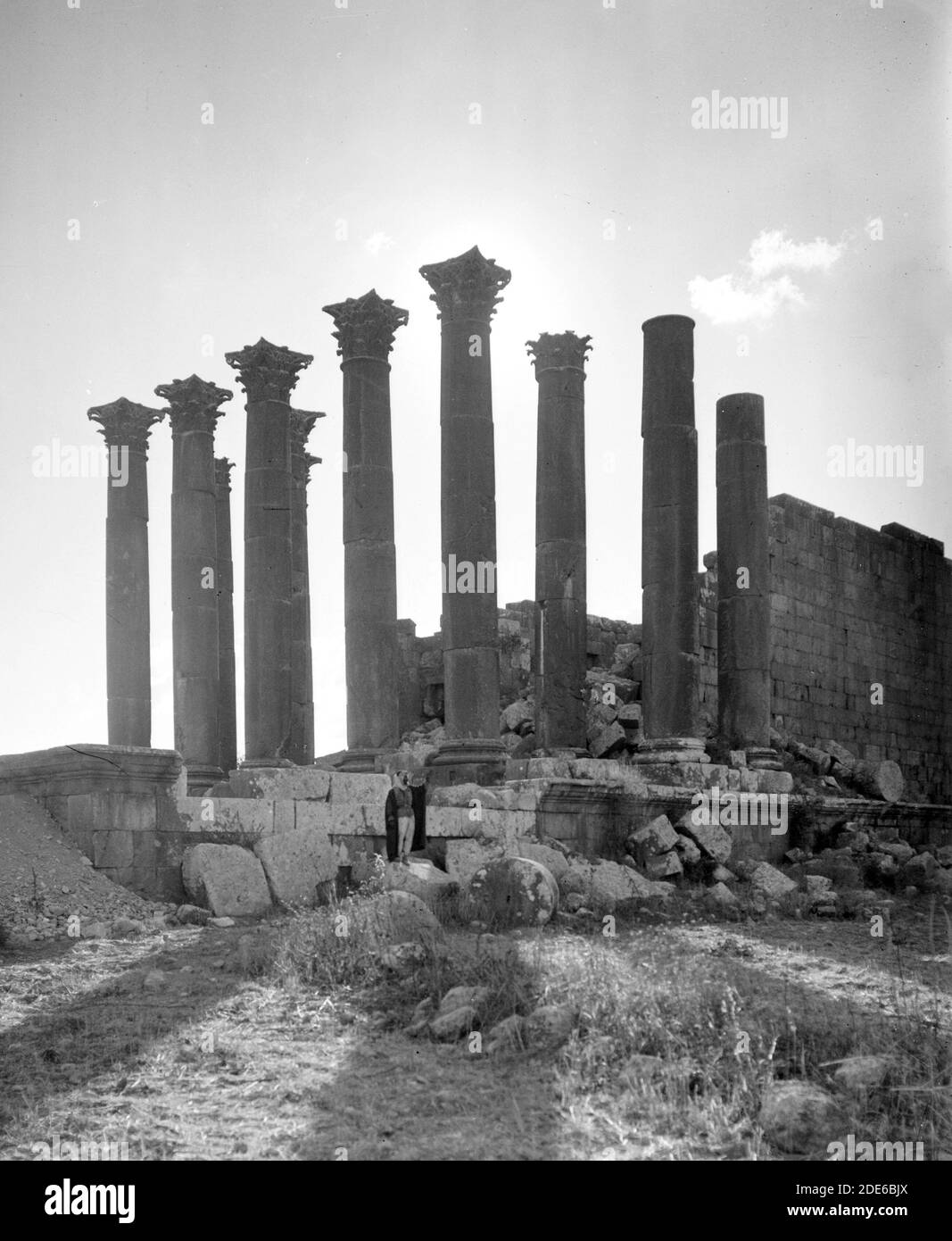 Original Caption: Jerash - Location: Gerasa Jordan ca. 1898-1946 Stock ...