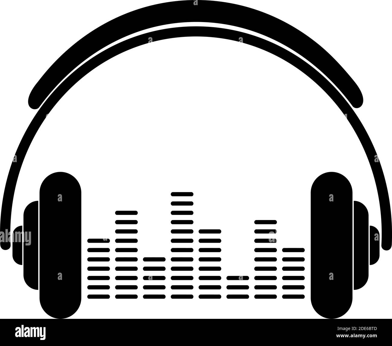 Sound wave logo background Black and White Stock Photos & Images - Alamy