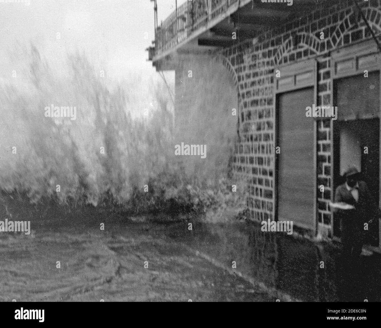 Original Caption: Northern views. Great storm on Sea of Galilee ...